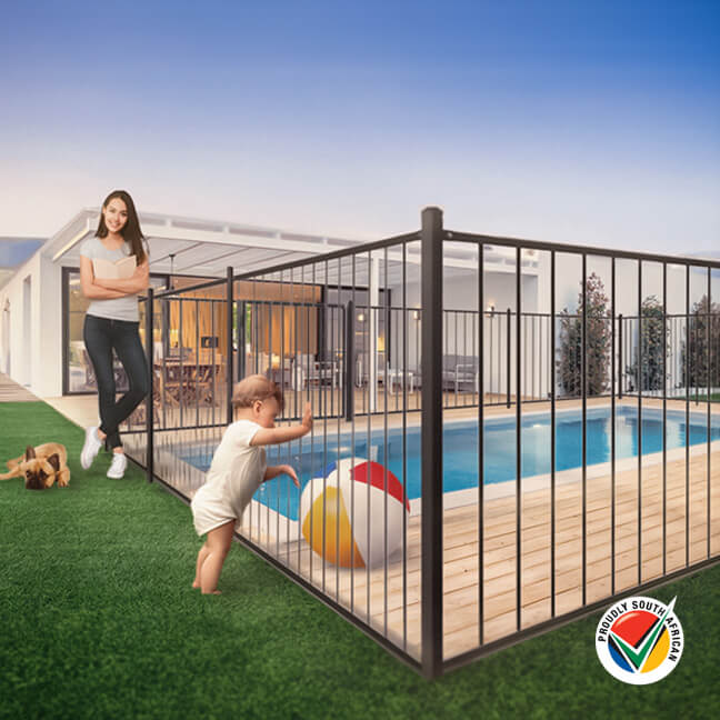 Steel Swimming Pool Fence Panel 1.8m x 1.22m - Fence Panel