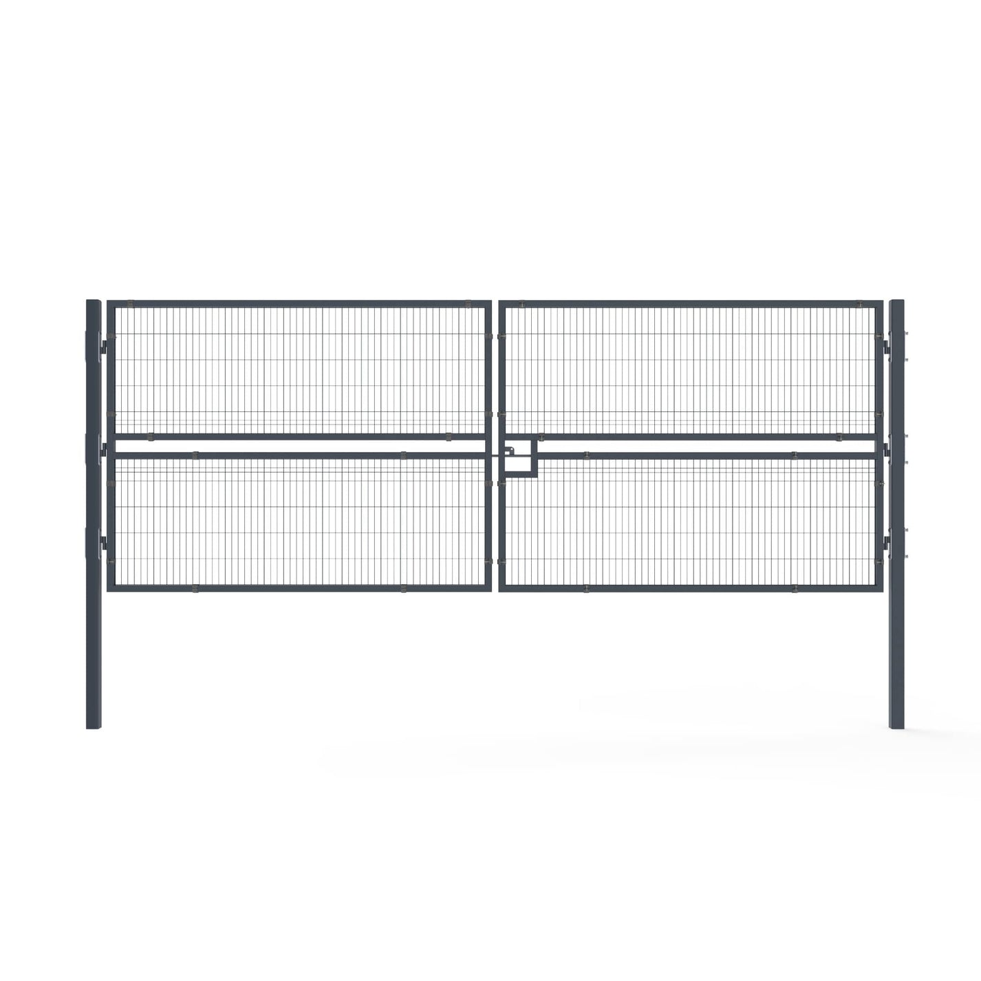 Easyview Swing D/L 300mm X 1715mm - PES Coated Swing Gates