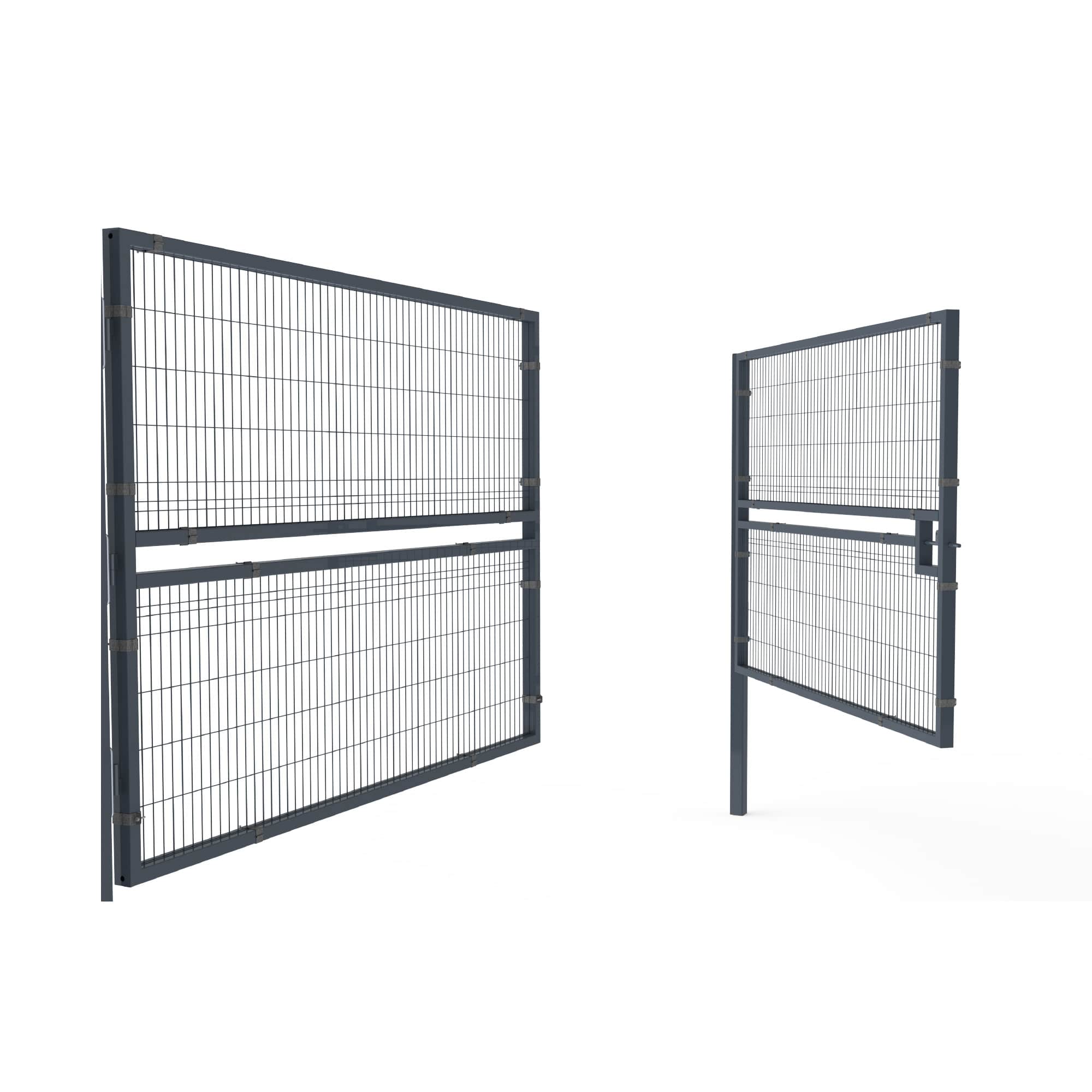 Easyview Swing D/L 300mm X 1715mm - PES Coated Swing Gates