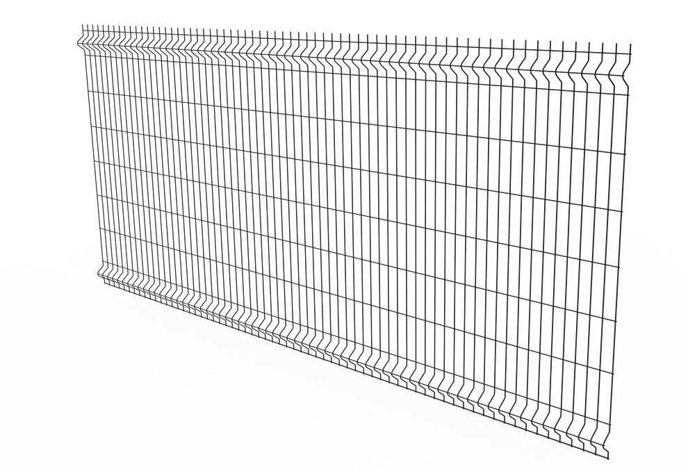 Inland Easyview - 2480(W) x 1130mm(H) 2V RAL7021 - 3D Fence